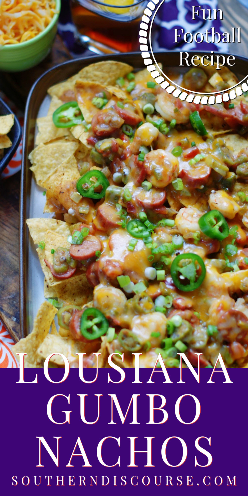 Louisiana Gumbo Nachos - Southern Discourse