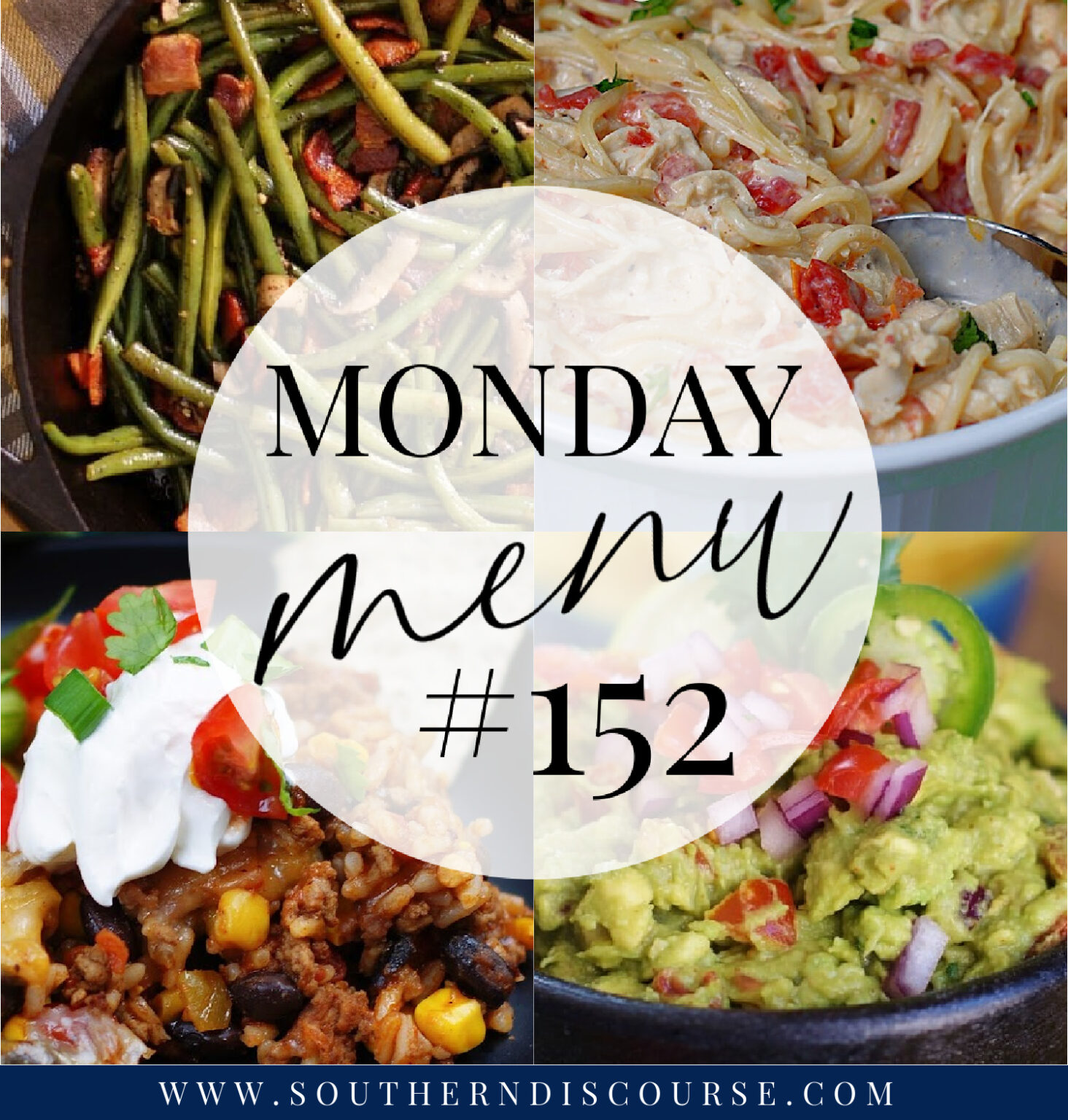 Monday Menu #152- Mexican Rice Casserole & Rotel Chicken Spaghetti ...
