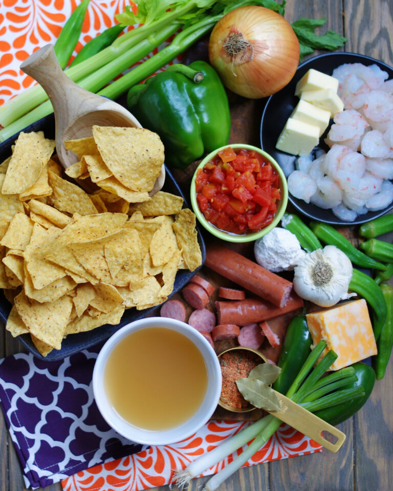 Louisiana Gumbo Nachos - Southern Discourse