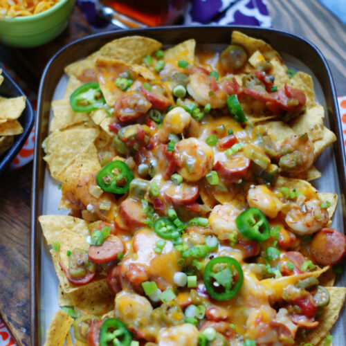 Louisiana Gumbo Nachos - Southern Discourse