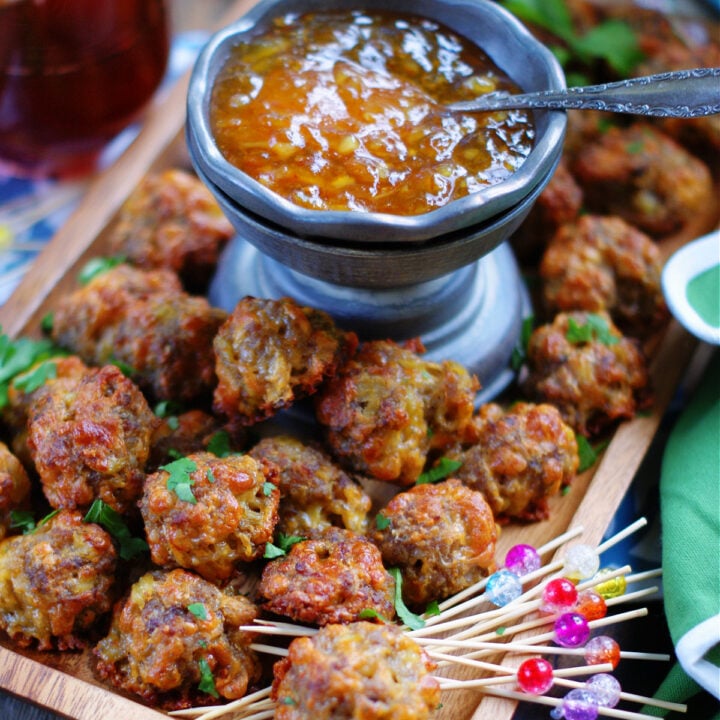 Green Chile Sausage Balls - Southern Discourse