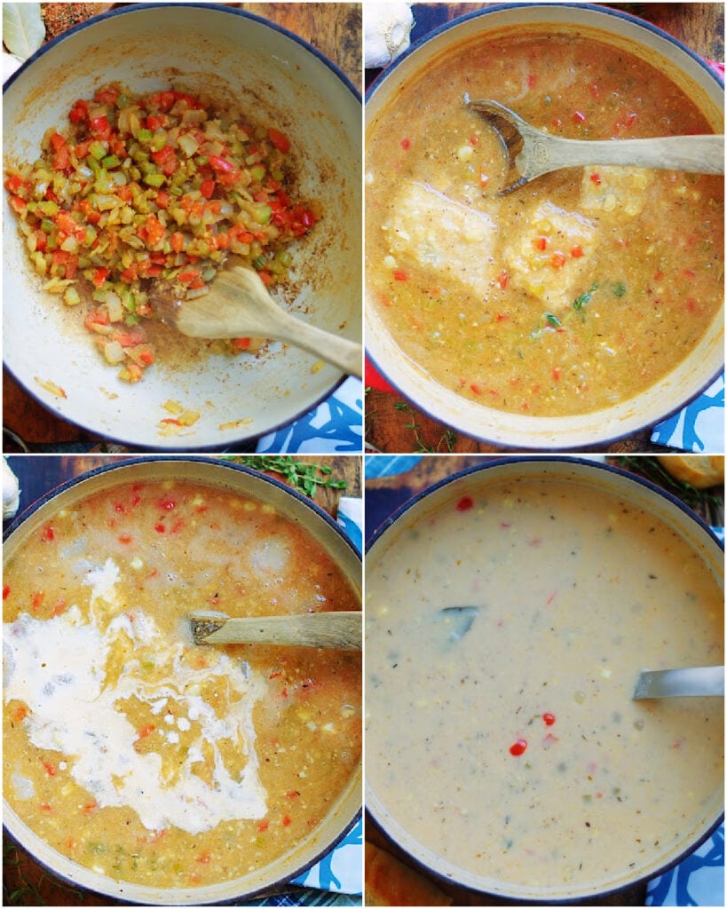 Louisiana Shrimp & Corn Chowder - Southern Discourse