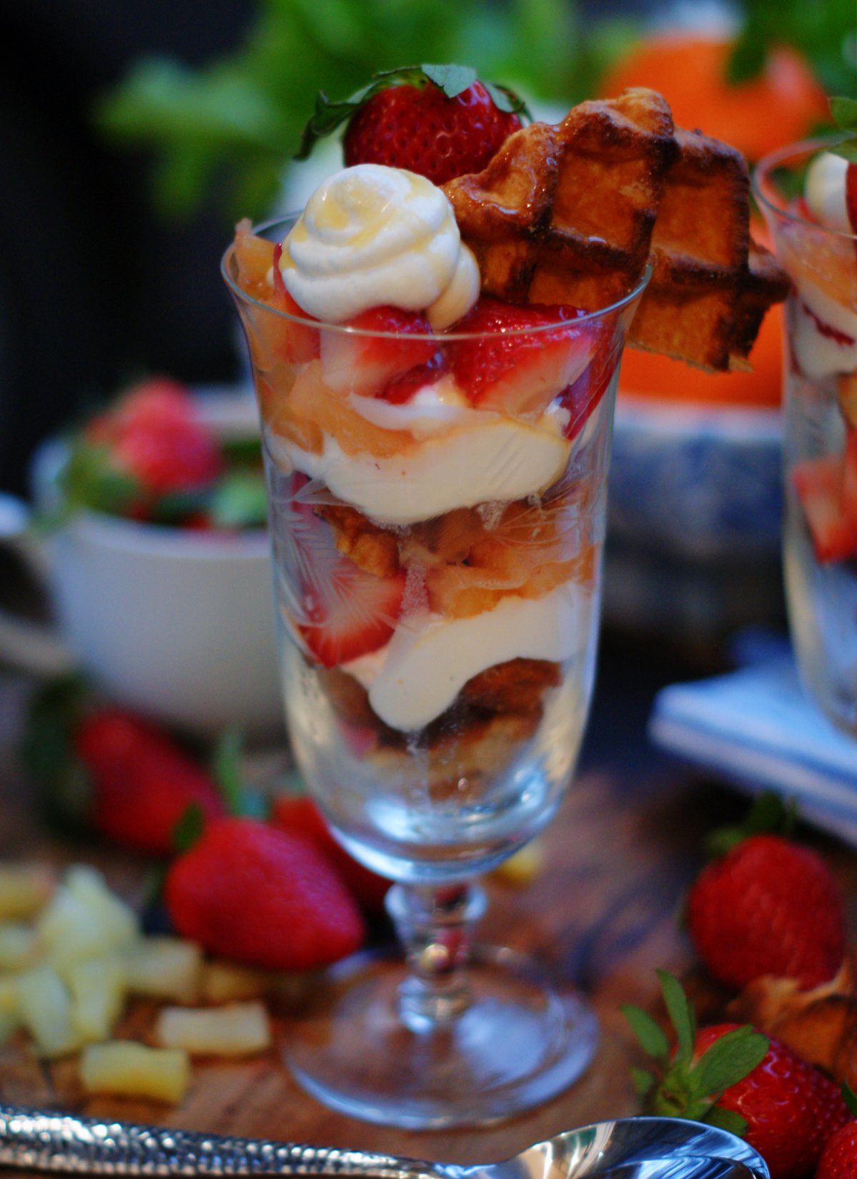 Fruit & Waffles Parfaits - Southern Discourse