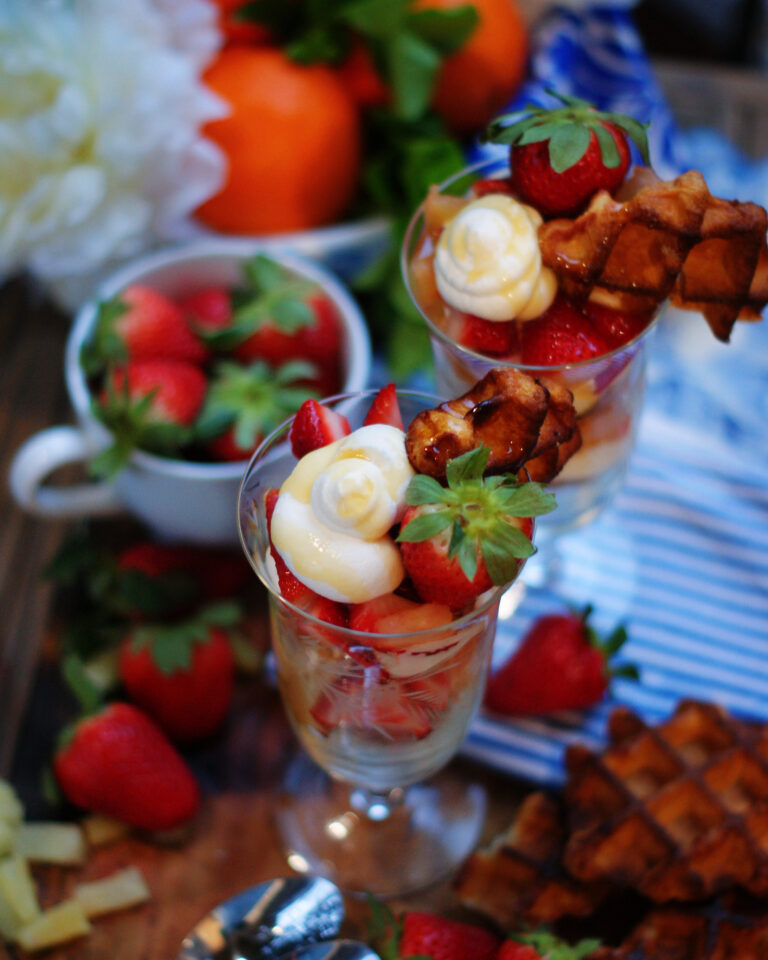 Fruit & Waffles Parfaits - Southern Discourse