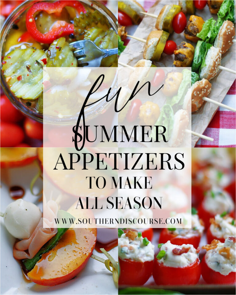 Fun Summer Appetizers - Southern Discourse