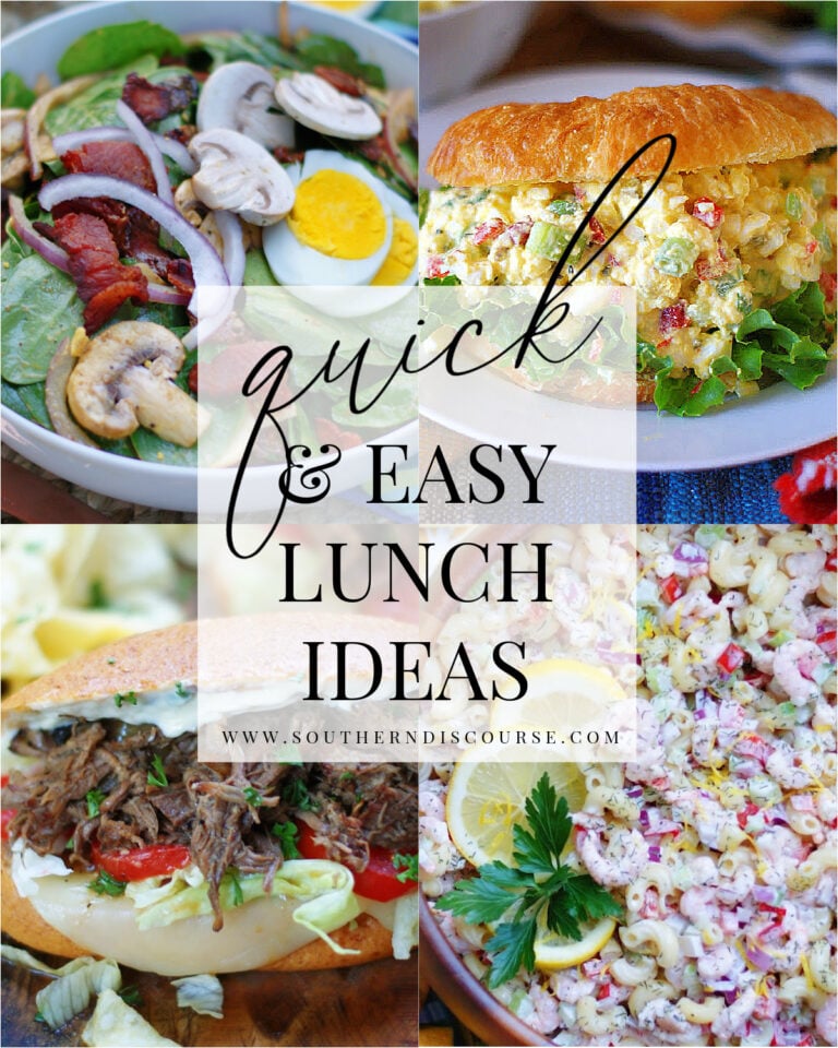 Quick & Easy Lunch Ideas - Southern Discourse