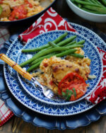 Cheesy Tomatoes & Rice with Chicken - Southern Discourse