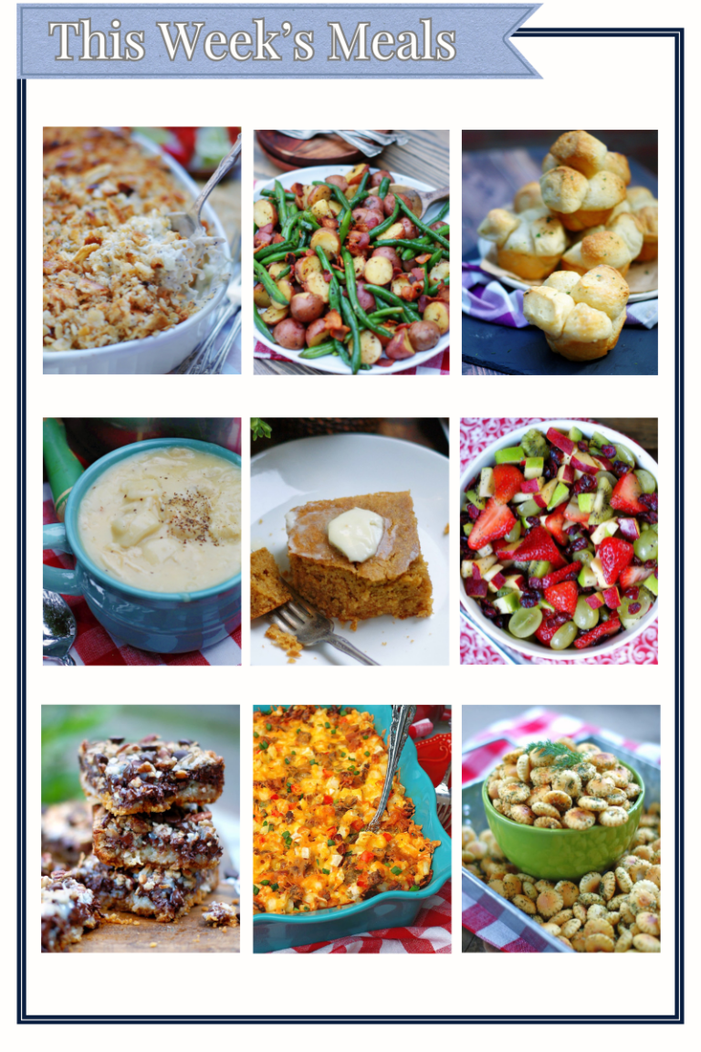 Monday Menu #201- Chicken & Dumplings + Poppyseed Chicken - Southern ...