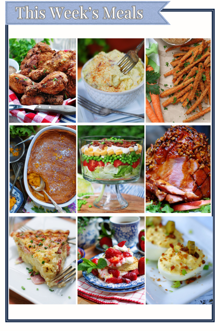 Monday Menu #304- Fried Chicken & Easter Ham - Southern Discourse