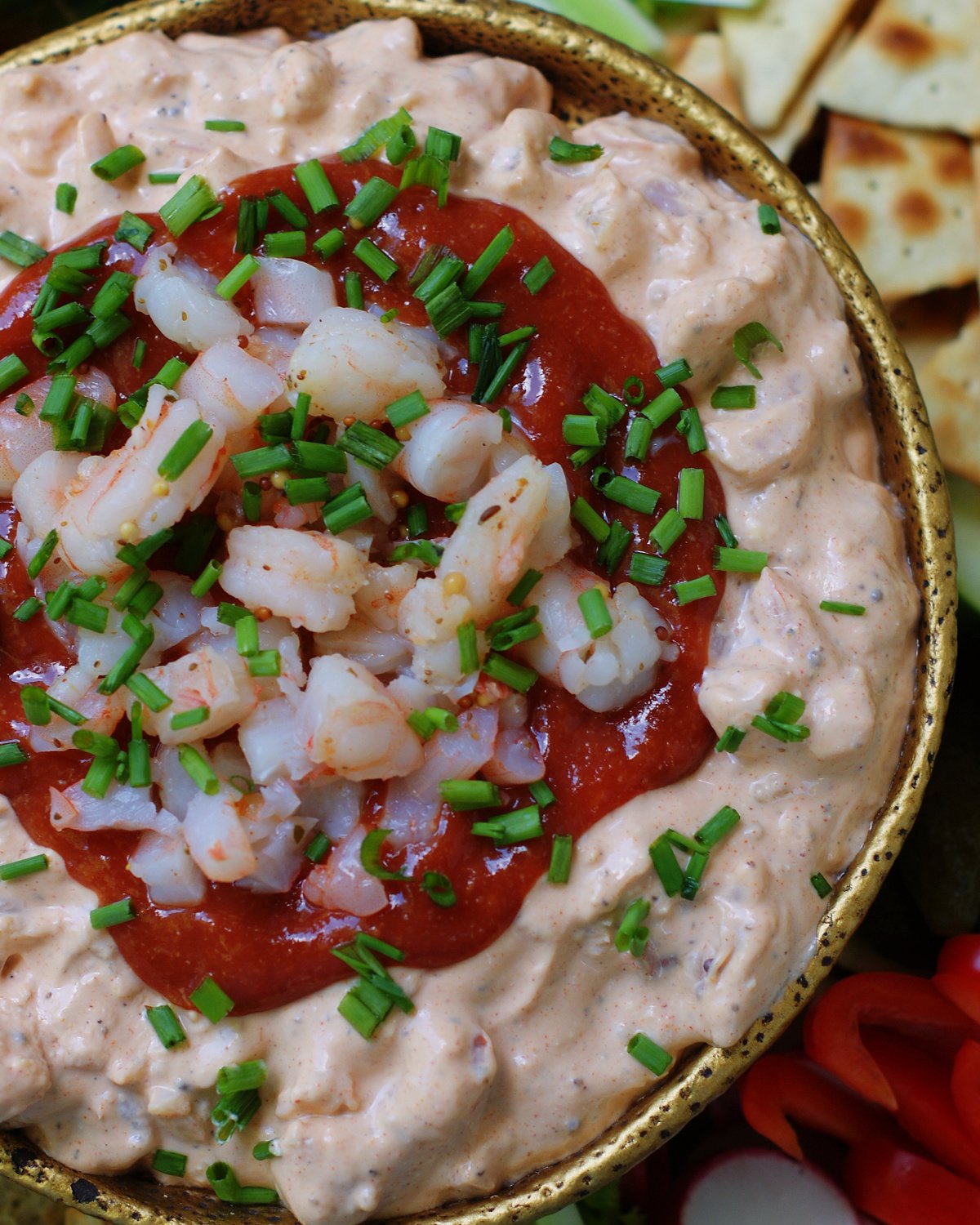 Classic Cream Cheese Shrimp Dip - Southern Discourse